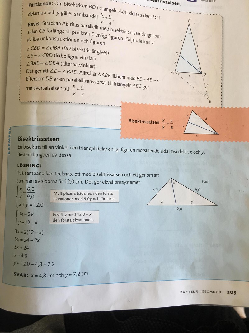 Plan Geometri - Bisektris (Matematik/Matte 2/Logik och geometri ...