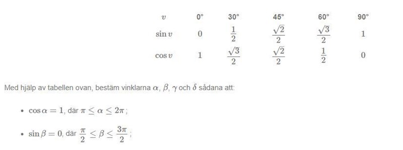 Skriva vinklar i radianer (Matematik/Matte 4/Trigonometri) – Pluggakuten