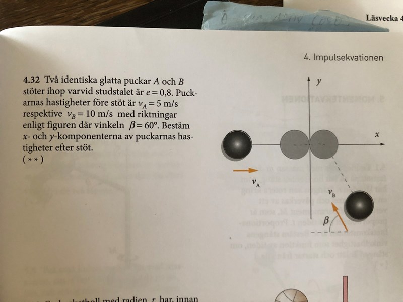 Studdstal två identiska puckar (Fysik/Universitet) – Pluggakuten