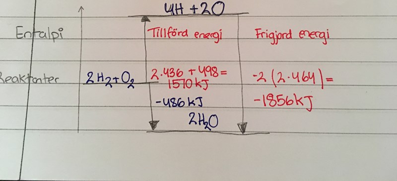 Hur beräknar man om en reaktion är exoterm eller endoterm med hjälp av ...