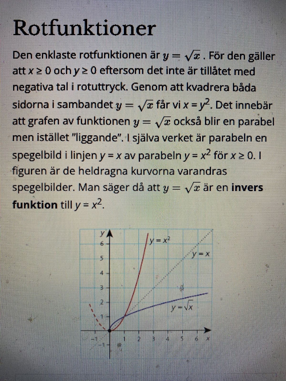 Rotfunktioner. Hur ska jag kunna veta hur kurvan ska se ut bara genom att se funktionen ...