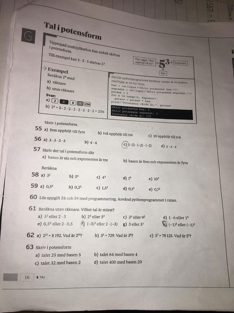Multiplikation potensform (Matematik/Årskurs 9) – Pluggakuten