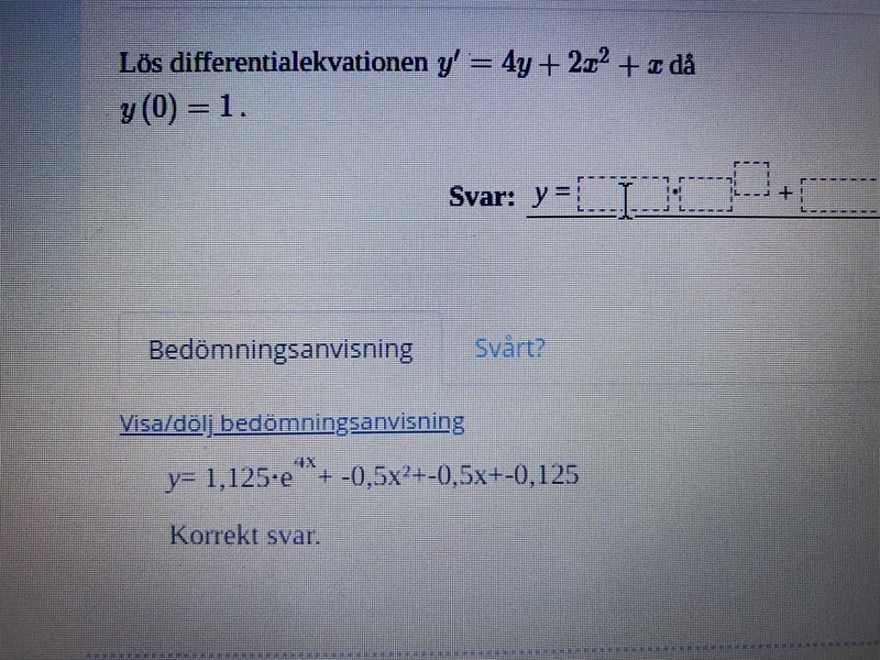 Differentialekvation 2 (Matematik/Matte 5/Differentialekvationer ...