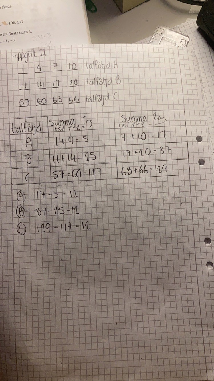 Skillnaden mellan summa 2 och summa 1 (Matematik/Årskurs 9) – Pluggakuten