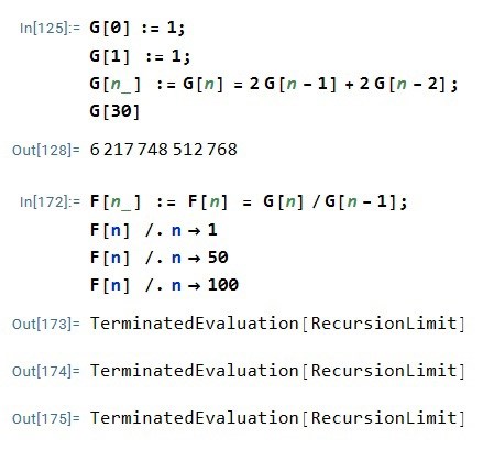 Mathematica, Fibonacci? (Programmering/Övriga programmeringsspråk) – Pluggakuten