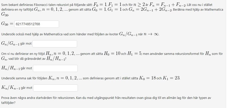 Mathematica, Fibonacci? (Programmering/Övriga programmeringsspråk) – Pluggakuten