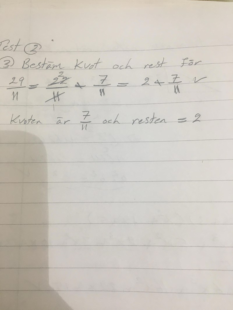 Kvot och rest (Matematik/Universitet) – Pluggakuten