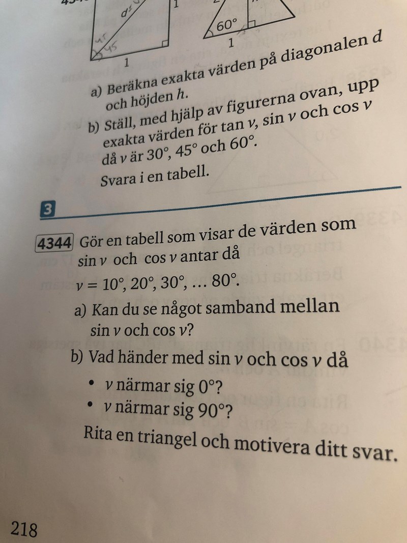 Samband mellan cos och sin up 4344 a (Matematik/Matte 1/Geometri ...