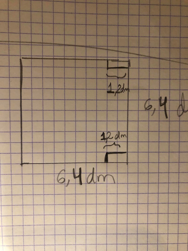 Kvadratisk pappersskiva (Matematik/Matte 1/Geometri) – Pluggakuten