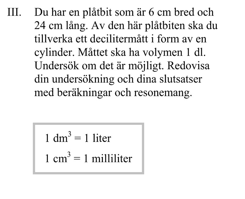 Volym (Matematik/Matte 1/Geometri) – Pluggakuten