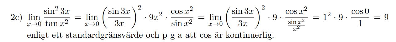 Kontinuitet och gränsvärden (envariabelanalys) (Matematik/Universitet ...