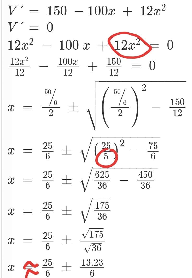 Klippa av två kvadranter (Matematik/Matte 3/Derivata) – Pluggakuten