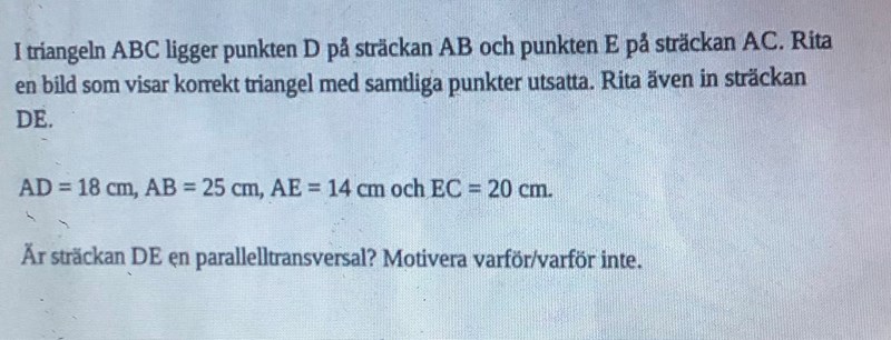 Triangeln ABC (Matematik/Matte 2) – Pluggakuten