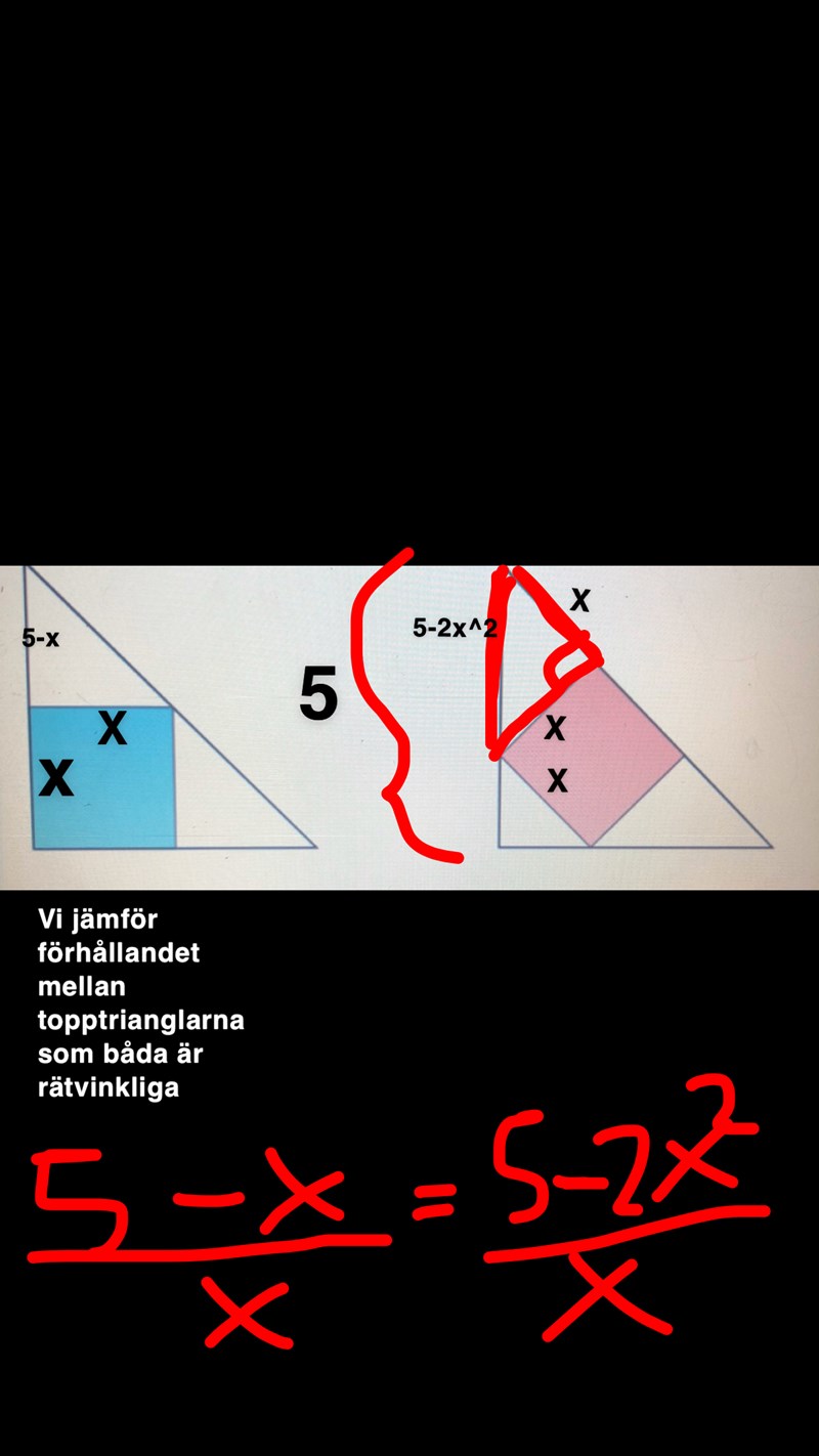 Vilken kvadrat har större area (Matematik/Matte 2/Logik och geometri ...