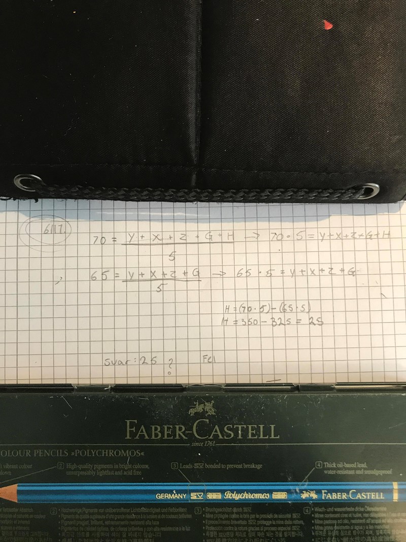 Origo matte 2b uppgift 6117 (Matematik/Matte 2/Statistik) – Pluggakuten