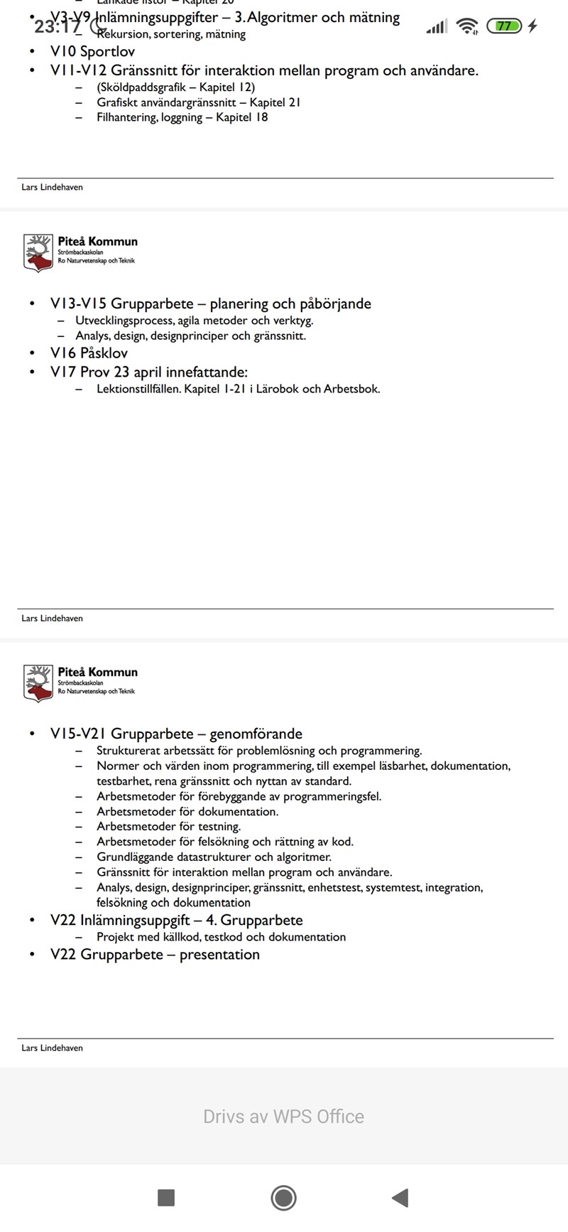 ang. programmering 1 (Programmering/Allmänna diskussioner) – Pluggakuten
