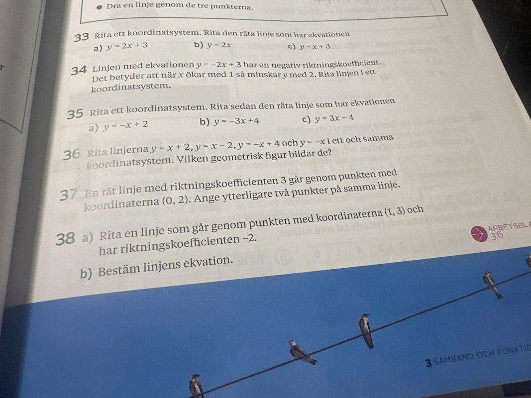 Linje (Matematik/Årskurs 9) – Pluggakuten