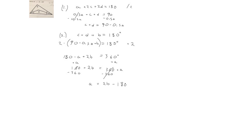 Bevis med bisektris (Matematik/Matte 1/Geometri) – Pluggakuten