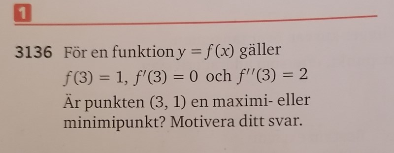 Maximi eller minimipunkt? (Matematik/Matte 3) – Pluggakuten