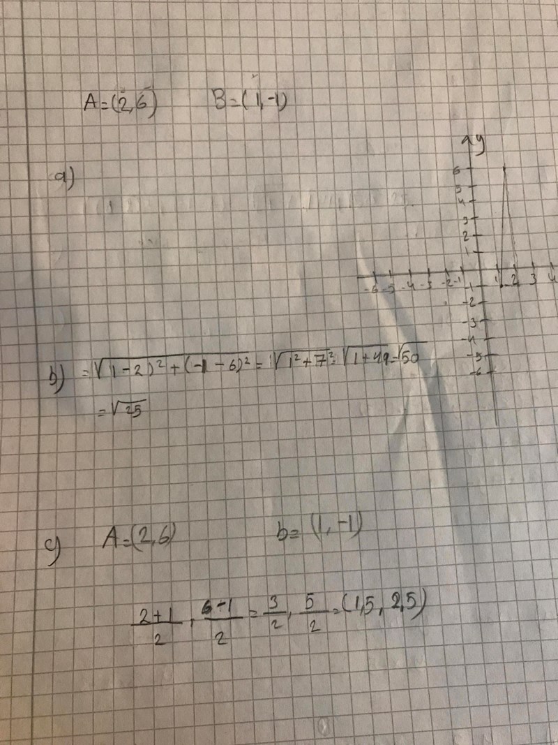 Två punkter (Matematik/Matte 2/Logik och geometri) – Pluggakuten