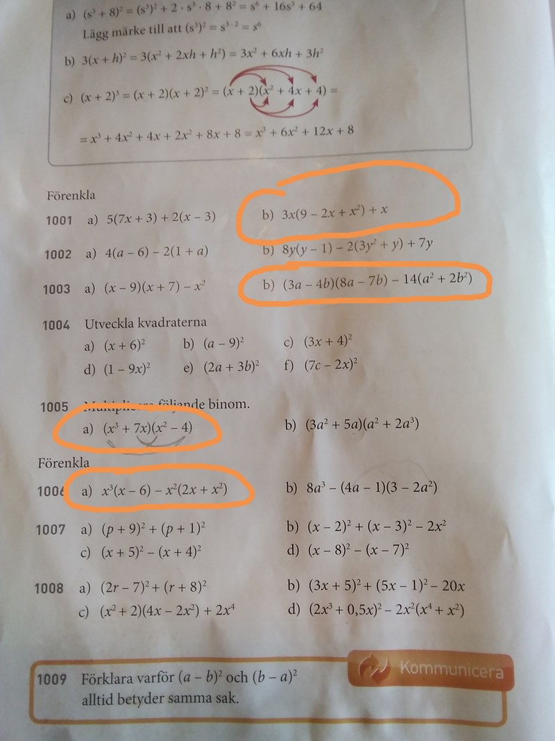 vilka regler gäller för dessa typer av uppgifter? matte 3b (Matematik ...