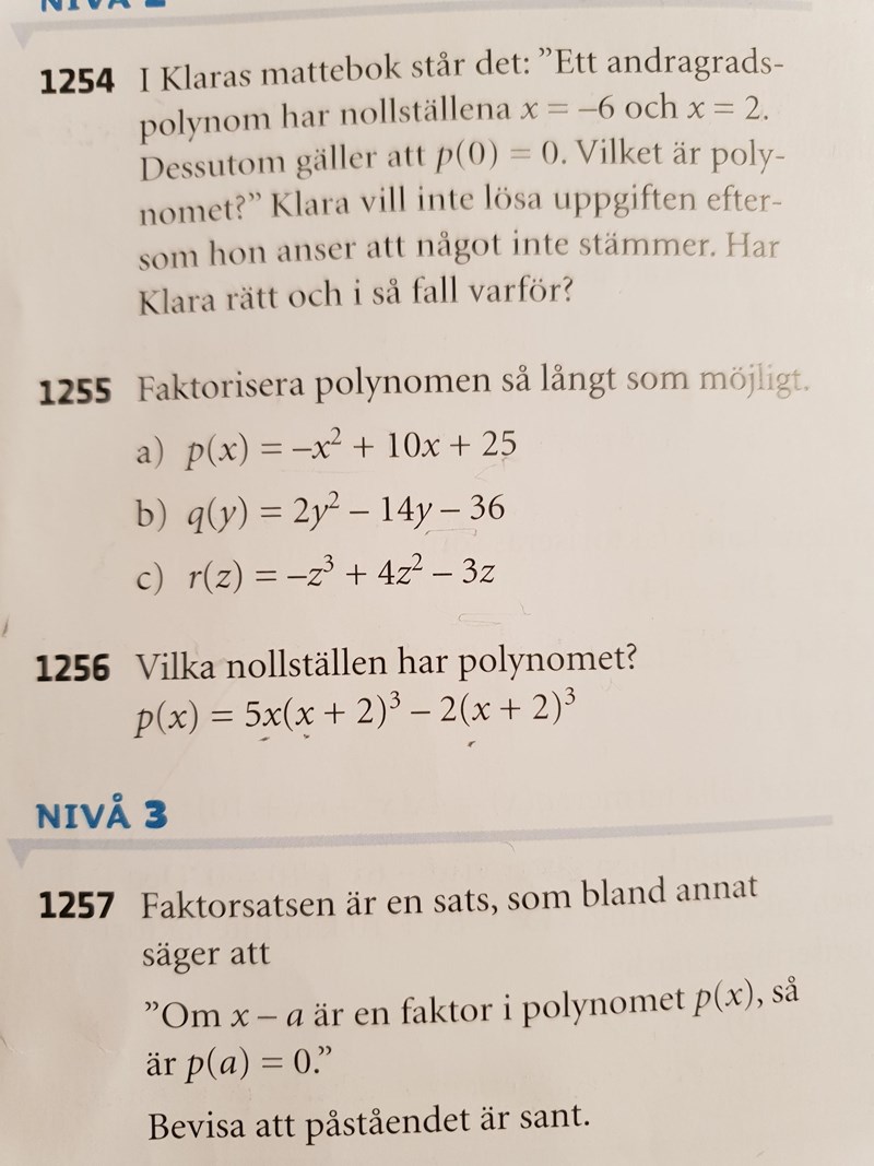 Faktorisering av polynom (Matematik/Matte 3/Algebraiska uttryck ...