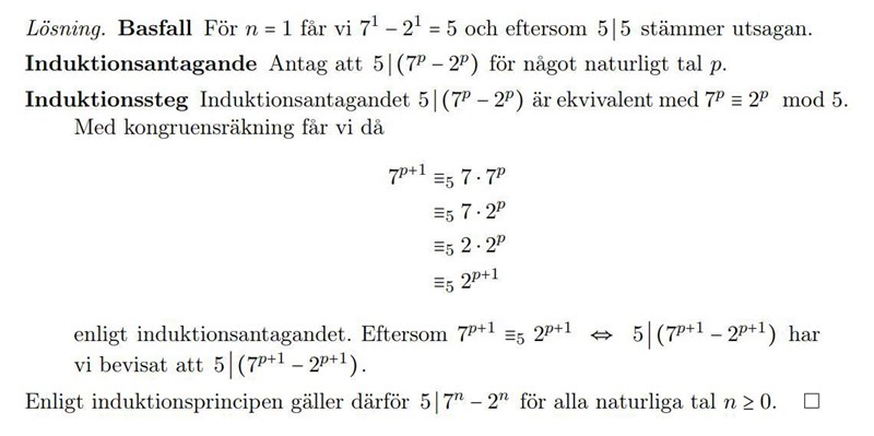 giltigt induktionsbevis? (Matematik/Universitet) – Pluggakuten