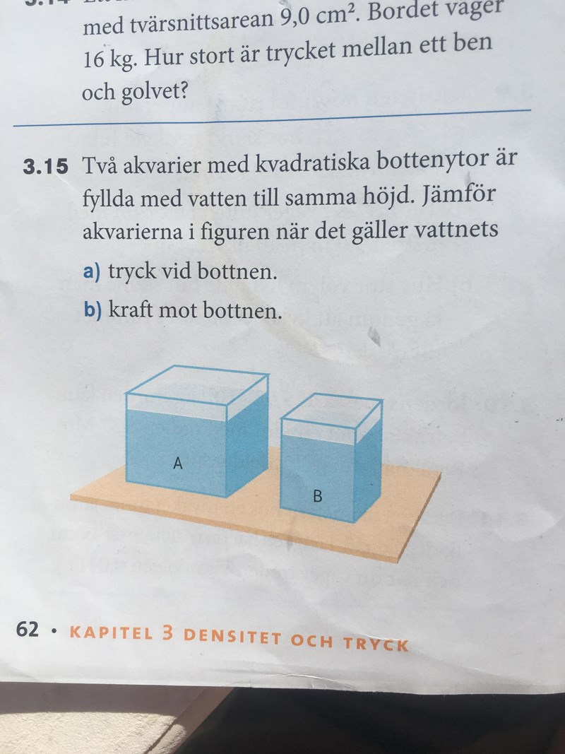 Tryck och kraft (Fysik/Fysik 1) – Pluggakuten