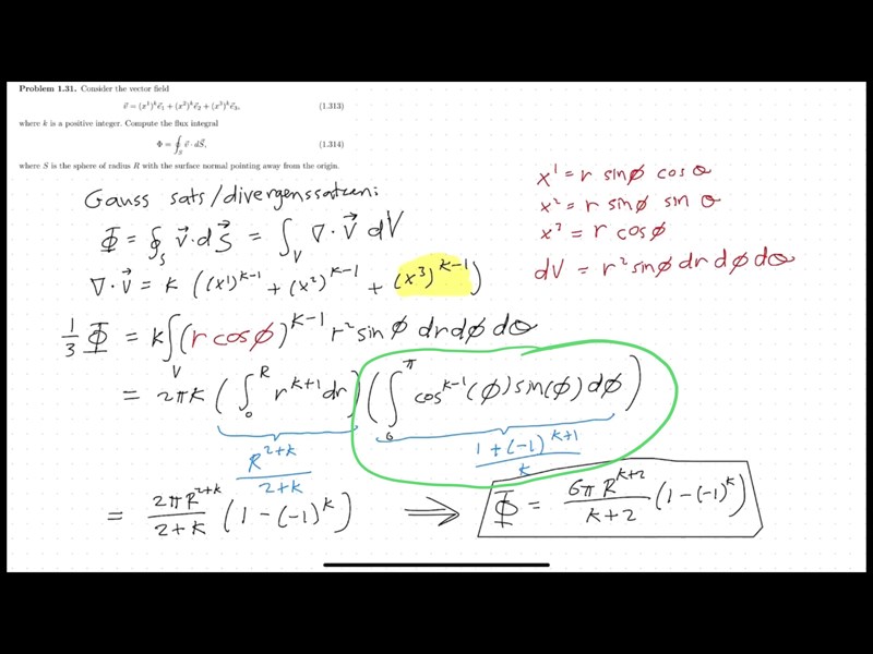 Integralberäkning av sammansatt cos och sin (Matematik/Universitet ...