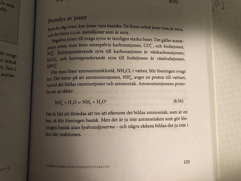 Protolys av joner (Kemi/Kemi 2) – Pluggakuten