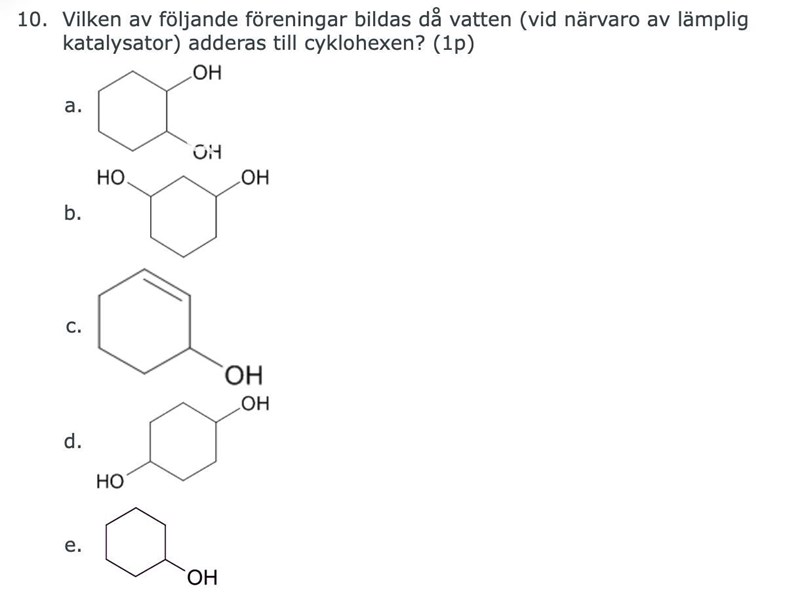 Vattenmolekyl delas upp i hydroxigrupp och väteatom och ersätter ...