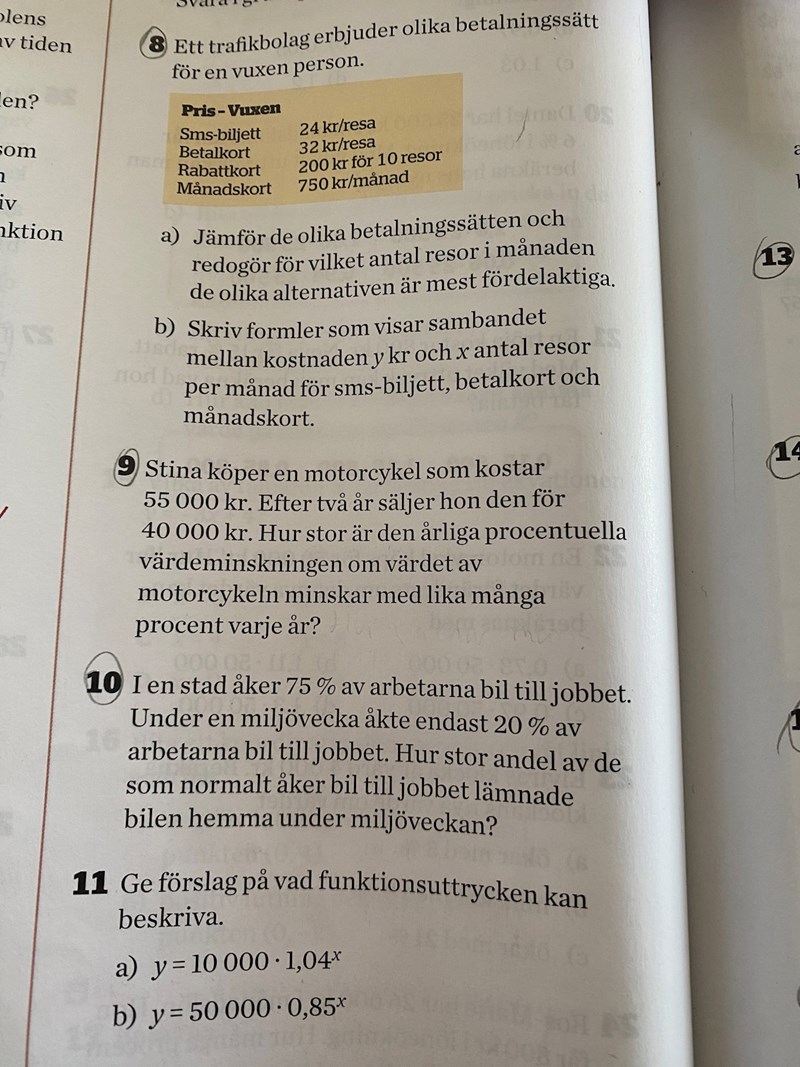 Hej, jag har tagit bild på 17 stycken uppgifter som jag hade behövt ...