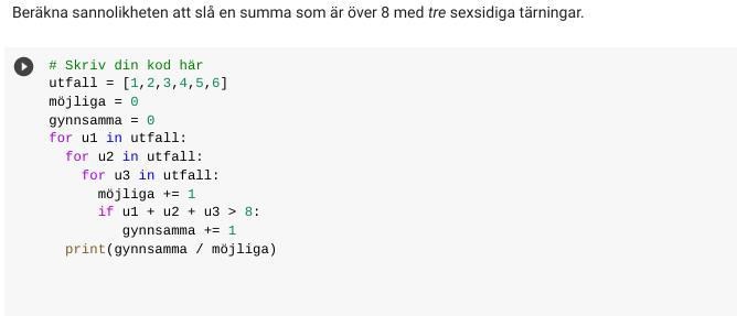 For och while loop (Programmering/Python) – Pluggakuten