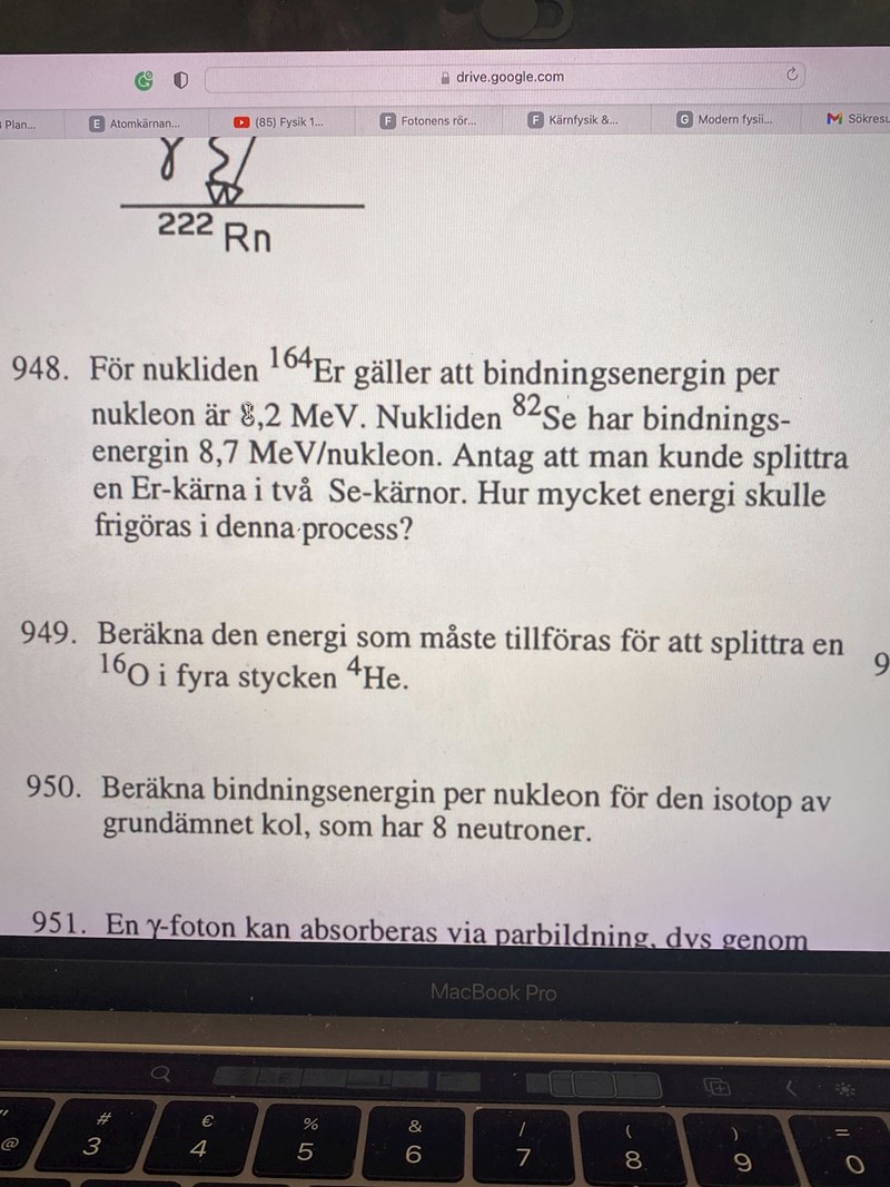 hur mycket energi frigörs (Fysik/Fysik 1) – Pluggakuten