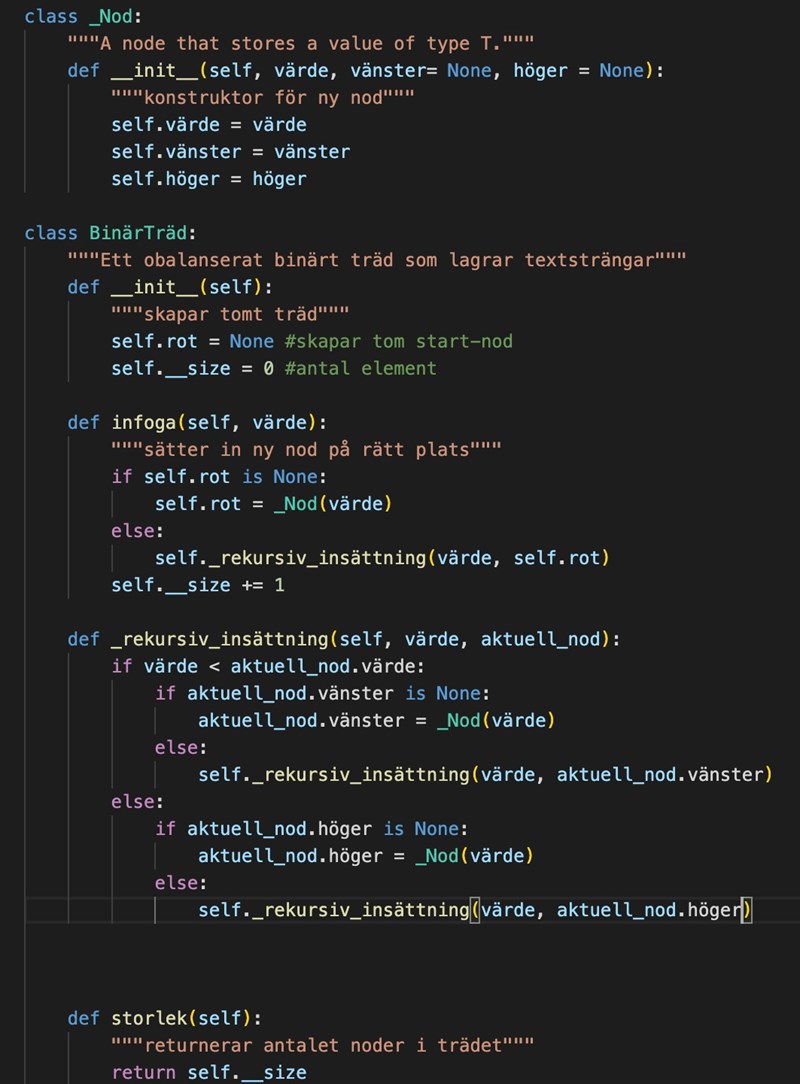 Klasser (Programmering/Python) – Pluggakuten