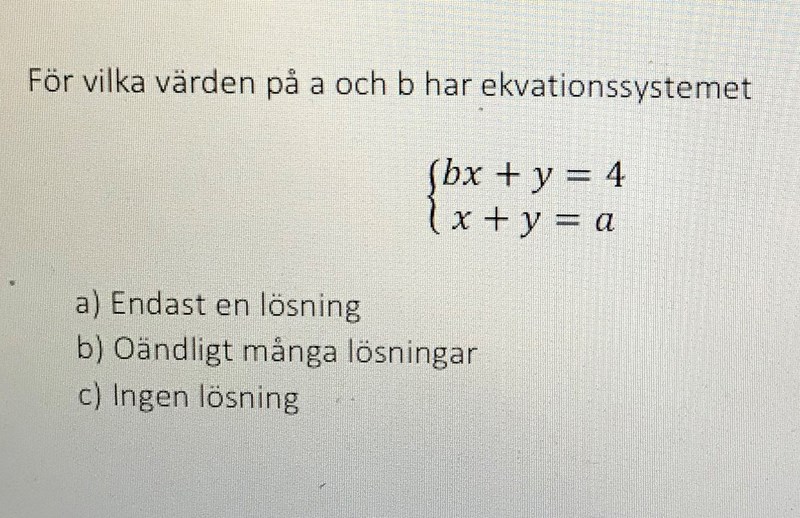Ekvationssystem - två linjer (Matematik/Matte 2/Linjära ekvationssystem ...