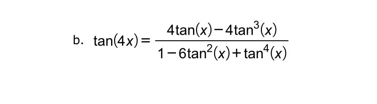 Tan(4x) = .... Bevis! (Matematik/Matte 4/Bevismetoder) – Pluggakuten
