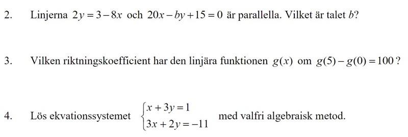 Ekvationssystem (Matematik/Matte 2/Linjära ekvationssystem) – Pluggakuten