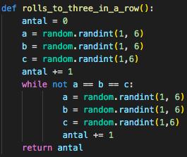 Uppgift med tärning (Programmering/Python) – Pluggakuten
