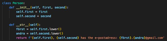 klass Person (Programmering/Python) – Pluggakuten
