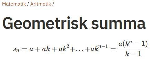 Ma3 annuitetslån (Matematik/Matte 3) – Pluggakuten