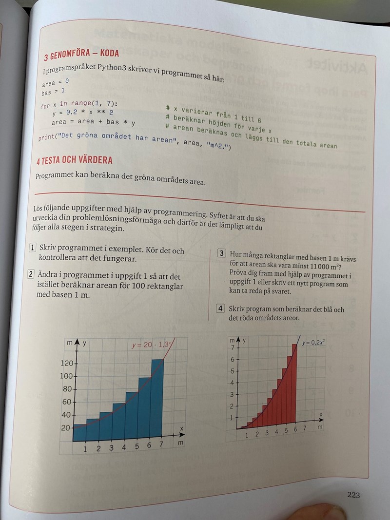 uppgift från matematik 1c - fatta ej programmering (Programmering ...