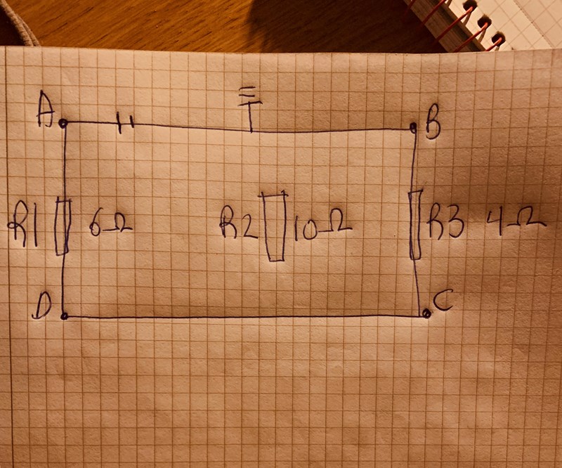 En krets med 3 resistorer (Fysik/Fysik 1) – Pluggakuten