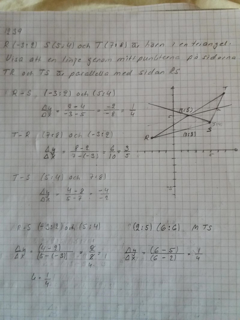 Parallella och vinkelräta linjer. (Matematik/Matte 2/Algebra) – Pluggakuten