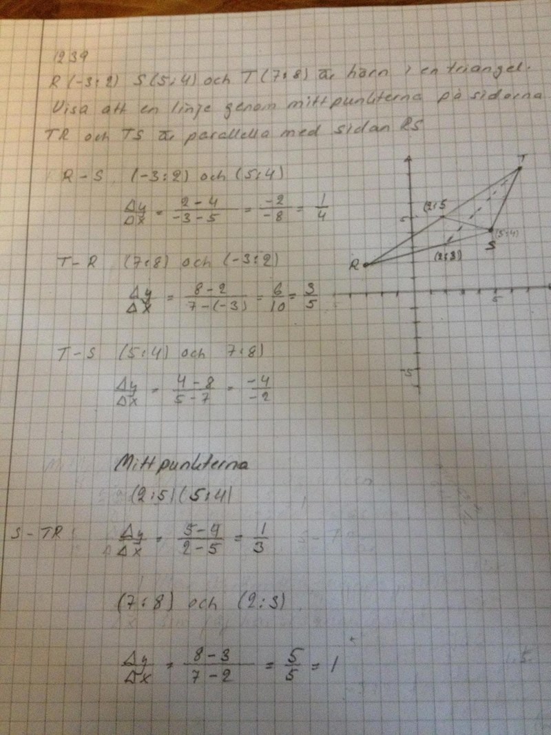 Parallella och vinkelräta linjer. (Matematik/Matte 2/Algebra) – Pluggakuten