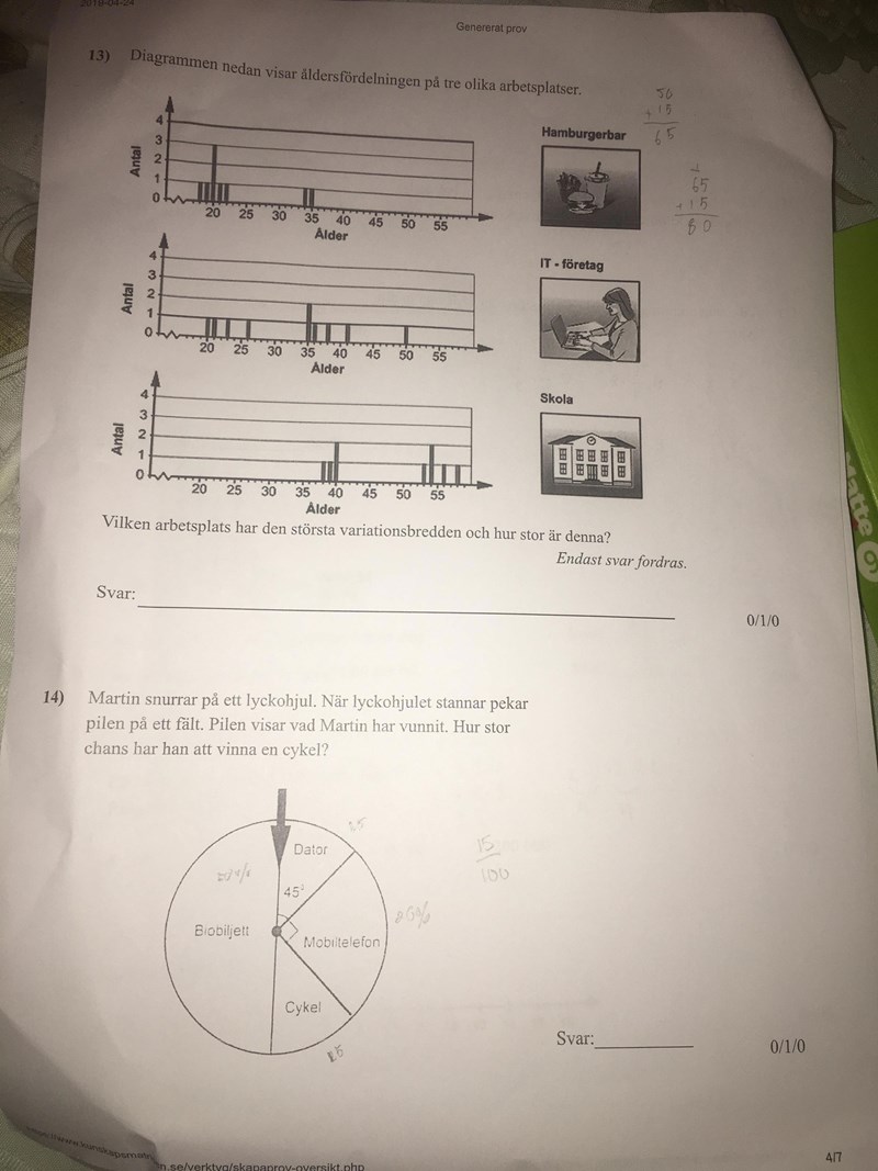 Variationsbredd (Matematik/Årskurs 9) – Pluggakuten
