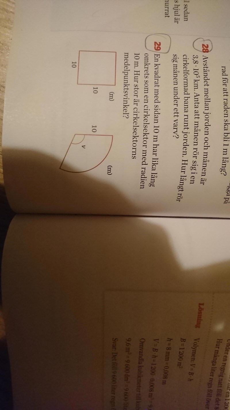 Omkretsen av sektor av a cirkel (Matematik/Årskurs 9) – Pluggakuten