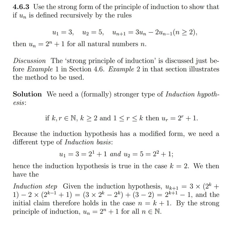 stark induktion matte diskret (Matematik/Universitet) – Pluggakuten