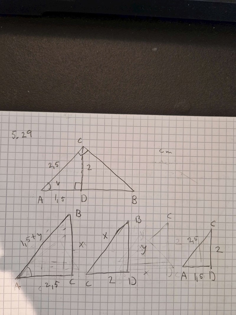 Omkrets och area för en rätvinklig triangel (Matematik/Matte 3 ...