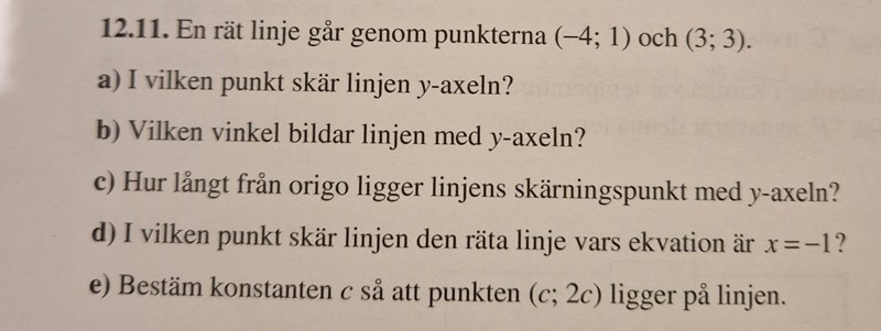 Bestäm konstanten c (Matematik/Matte 2/Funktioner och grafer) – Pluggakuten